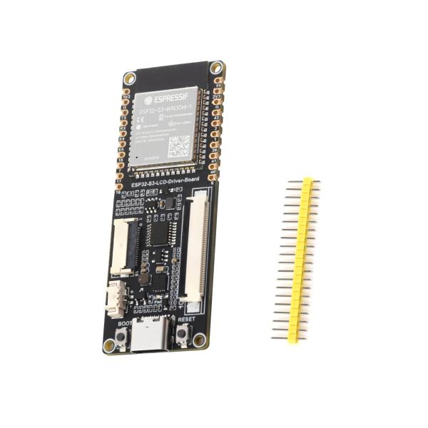 商品名: ESP32-S3 RGB LCD ドライバーボード、ESP32-S3-WROOM-1-N8R8 モジュール 32ビット 240MHz LX7 デュアルコアプロセッサー 8MB PSRAMとフラッシュ、RGB666/565 LCD-...