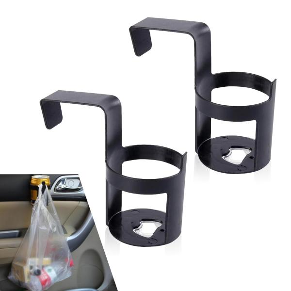 商品名: DYEKNEE Pack-2 Car 2.8インチ x 5.5インチ カップホルダー、 防水 傷に強いポータブルハンギングカップホルダー、 トレッドミル冷蔵庫用多機能ストレージアクセサリー、車用 家庭用 (ブラック) DYEKNE...