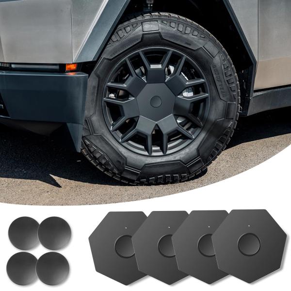 商品名: EPAPHRAS ホイールセンターハブキャップカバー サイバートラック2024 2023フルカバレッジホイールキャップ サイバートラックアクセサリー用 4個パック EPAPHRAS Wheel Center Hub Caps Co...