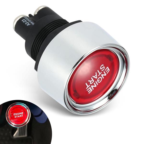 商品名:  getfay 1 PC Car Engine Start Ignition Push Switch, 1.8" x 1.3" 12V 50A Keyless Push Start Switch Accessory, Moment...