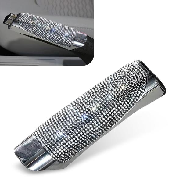 商品名: getfay キラキラ光る車用ハンドブレーキカバー 4.8インチ x 1.15インチ x 0.65インチ ラインストーン 傷防止 防塵 プロテクター ぴったりフィット スナップオン ハンドブレーキシェル 改造装飾 車用 ユニバーサ...