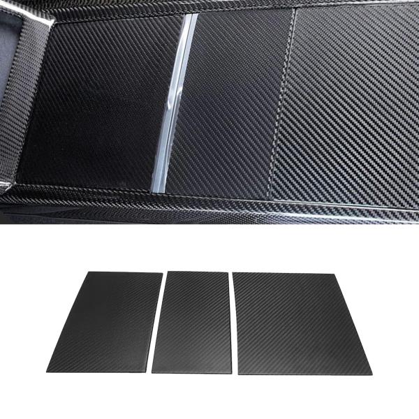 商品名:  Carbon Fiber Center Console Panel Trim for Tesla Model 3 Highland 2024+, Real Carbon Fiber Console Cover Interior ...