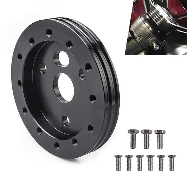 商品名: Prywog(プリウォグ) 1ピース 車用ステアリングホイールベースコネクター 6穴から3穴ハンドルアダプター アルミニウム変換スペーサーキット ほとんどの車にユニバーサル(ブラック) Prywog 1 Piece Car Ste...