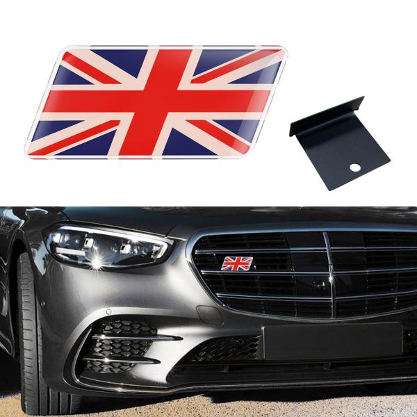 商品名: Tecledsn 3D英国国旗エンブレムバッジ、アルミカーフロントフェンダーバッジサインエンブレム、オートステッカーと宣言デカール、すべての車両用のユニバーサルエクステリア装飾アクセサリー(英国国旗) Tecledsn 3D Br...