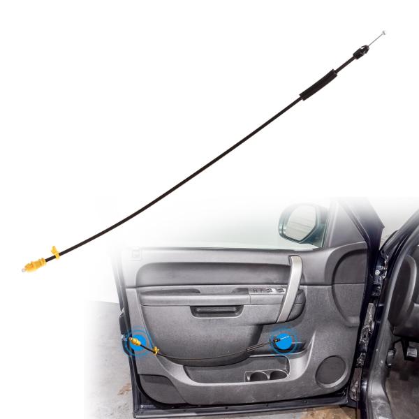 商品名: unikpas 25.8インチ パワードアラッチケーブル ロング シボレー シルバラード タホ GMC シエラ ユーコン キャデラック エスカレードに対応 unikpas 25.8" Power Door Latch Cable ...