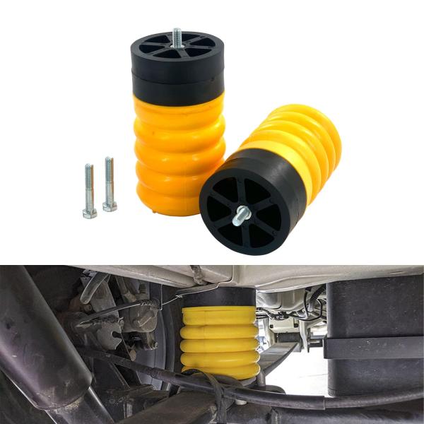 商品名: SSR-313-54 リアエアヘルパースプリングキット 2014年以降のダッジ・ラム ProMaster 1500 2500 3500と互換性があり、リアサスペンションスプリングが揺れを軽減し安定させます、イエロー(1ペア) SS...