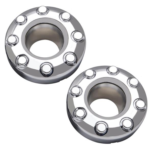 商品名:  maXpeedingrods 2 Pcs Front Wheel Center Hub Caps for Ford F350, F350 Super Duty Dually 2005-2018, Open Chrome Cent...