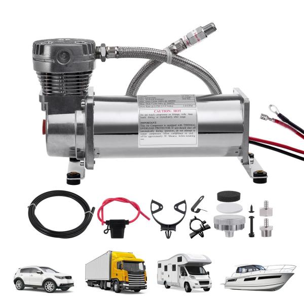 商品名:  Air Compressor | 200 PSI Train Horn, Air Horn, Air Suspension Compressor - Car Accessories, 480C12V Heavy Duty, Co...