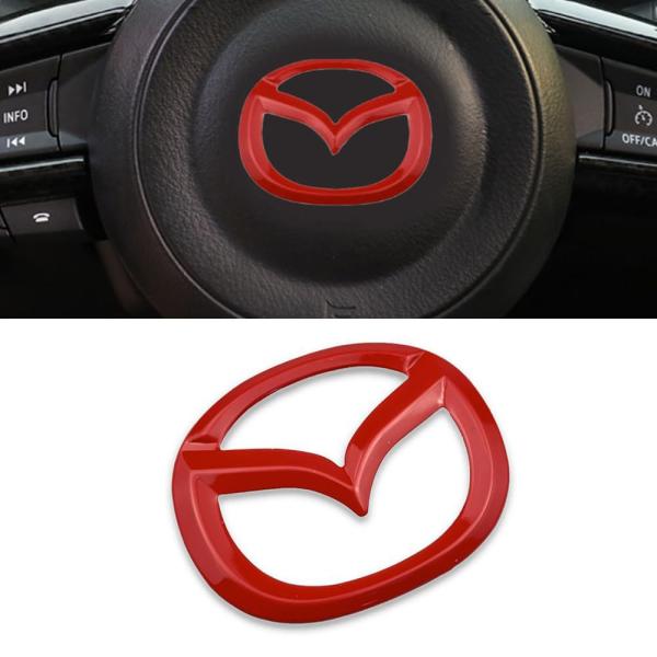 商品名:  yXXjiao Car Emblems for Mazda 3 6 CX-3 CX-5 CX-9, Badge Logo Front Grille Trunk Emblem Logo Sticker Decals Decorat...