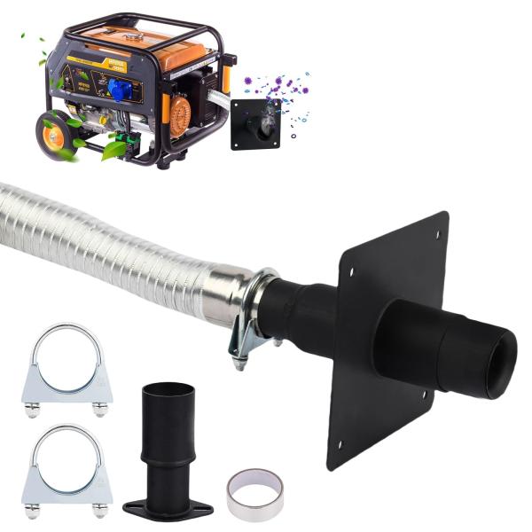 商品名:  2025 Upgraded Generator Exhaust Extension Silencer kit with Insulated Through-Wall Mounting Plate Safe Vent Exhaus...