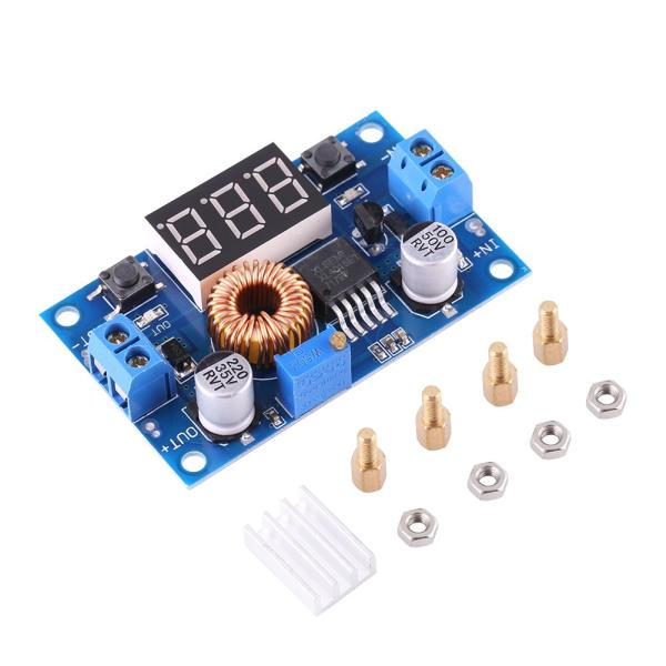 商品名:  Step Down Module, Tunable Power Module DC Converter, 5A 4.0V~38V to 1.25V~36V Voltage Regulator for High LED Drive...