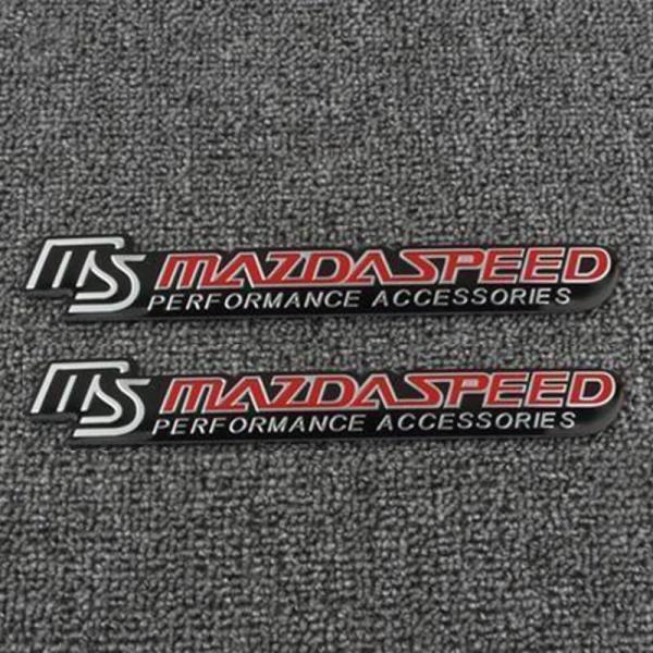 商品名:  LSJDNASHD 2pcs Car Emblem Badge for Mazda Mazdaspeed 2 3 6 Cx4 Cx5 Cx7 CX3 CX8 CX9 CX30 MX5, Badge Decal Emblem St...