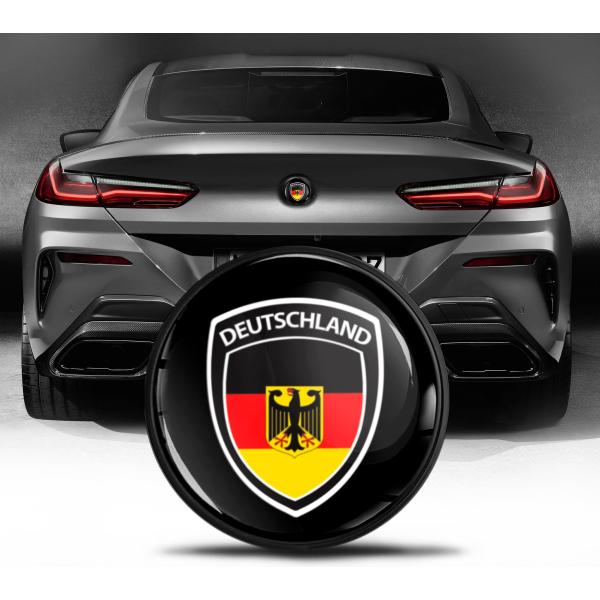 商品名:  Biomar Labs Rear Trunk Tuning Badge 74mm Compatible with BMW Emblem Bonnet Boot 51148219237 Germany Flag EZ 3ブランド:...
