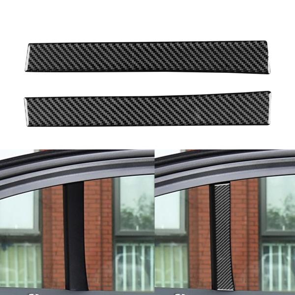 商品名: NVCNX リアルカーボンファイバー BMW 7シリーズ 740i 750i M760i xDrive 2016-2022 2017 2018 2019 2020 2021 G11 G12 アクセサリー インナーCピラーカバー イ...