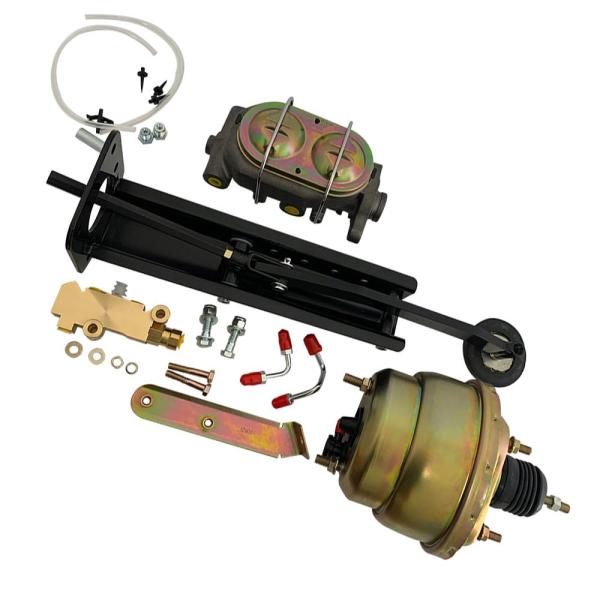 商品名:  OTMGTGM Universal Firewall Mount Power Brake Booster Conversion Kit Pedal 7" Dual Booster &amp; 1" Bore GM Cast Ir...
