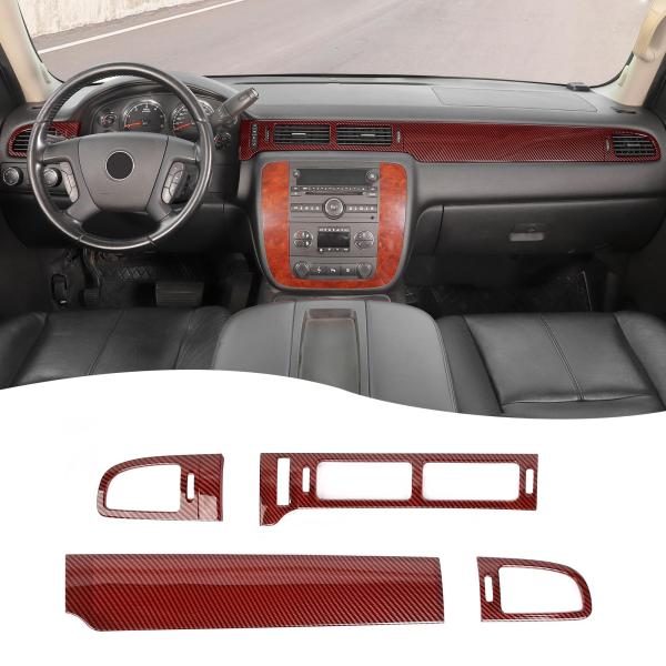 商品名:  Hoolcar Dashboard Panel Trim Cover Interior Dash Board Decor Cover Center Console Panel Trim Compatible with Chevr...