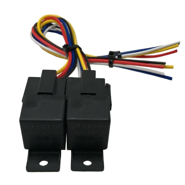 商品名:  Sherco-Auto (2) Beuler 40/60A Waterproof Dual 5 Pin Relay Panel &amp; 12" Interconnecting Socketブランド: Sherco-Auto商...
