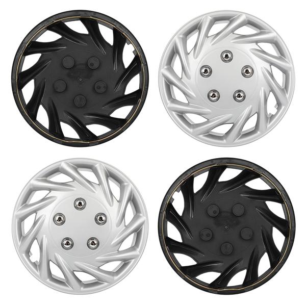 商品名:  SCITOO Rust-Proof 14-Inch Silver Hubcaps 4-Pack, Quick fit for Various Vehicles, Beautiful Lookブランド: SCITOO高さ: 16....