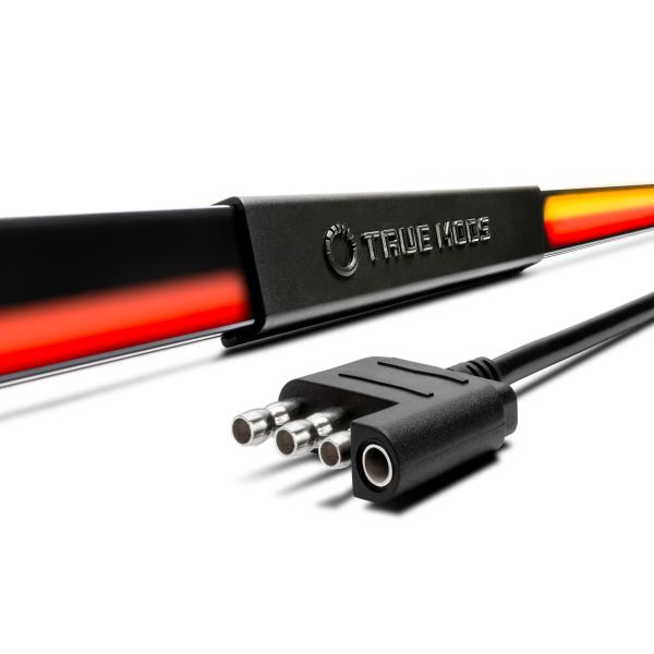 商品名:  True Mods 49 Inch Dark Smoked Triple Row LED Tailgate Light Bar Strip for Pickup Truck Trailer Vehicle [Rigid Alum...