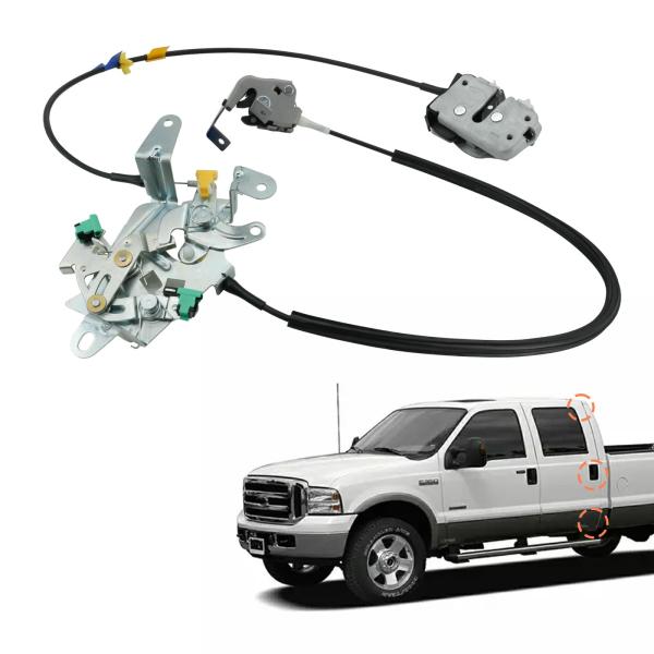 商品名:  Blycorul Rear Door Lock Latch with Cable, Left Driver Side, Compatible with 1999-2007 Ford F250 F350 F450 F550 Sup...