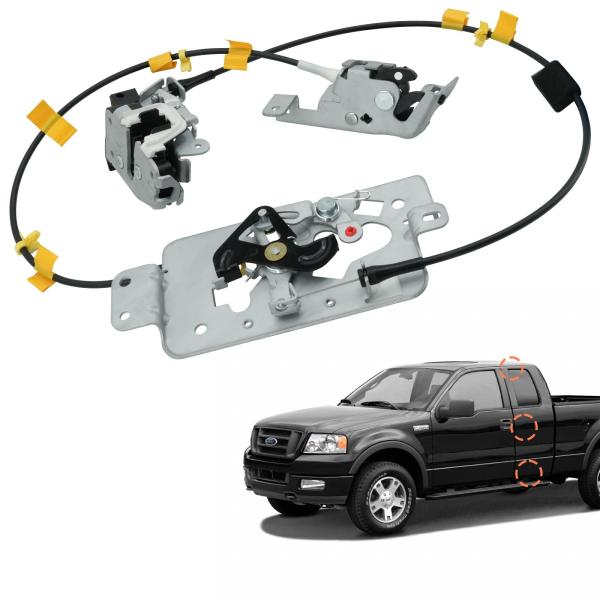 商品名:  Blycorul Rear Door Latch Assembly, Left Driver Side Lock Actuator Upper and Lower Latches Assembly, Compatible wit...