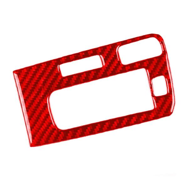商品名:  Rbanna1 Auto Center Console Panel Sticker Cover Gear Shift Trim LHD For Kia Stinger 18-2023 Carbon Fiber Redブランド: ...
