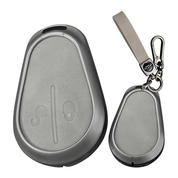 商品名: Ysbxitu キーチェーン付きキーフォブカバー 3ボタン Volvo Evro 5 VNL VNM FM FH VN FL Truck 630 670 780 880 亜鉛合金リモートキーレスキーケース キースリーブ キーフォブ...