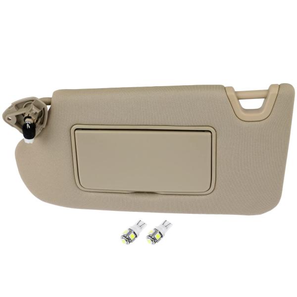 商品名:  CTCAUTO Left Driver Side Tan Sun Visor Fit for 2013 2014 2015 2016 2017 2018 for Nissan Altima 96401-3TA2A with Su...