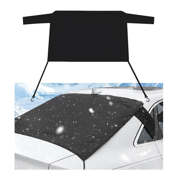 商品名:  Gasedin Car Windshield Snow Cover, Windproof Rear Windshield Removable Sunshade Frost Cover, Waterproof Oxford Fab...