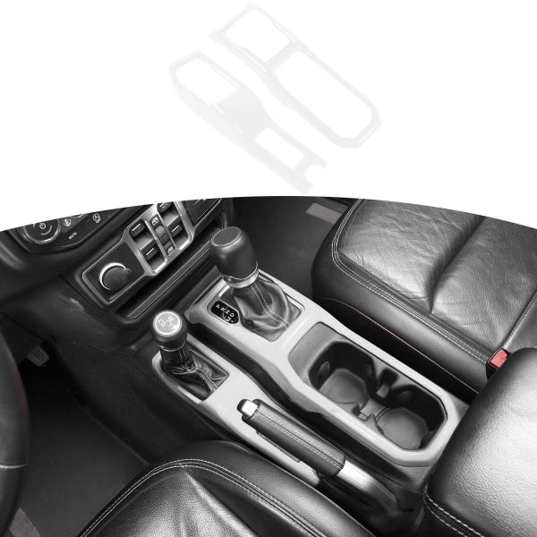 商品名: RT-TCZ ジープ JL コンソール ギア シフト 4WD パネル トリムカバー ジープ ラングラー JL JLU 2018年以降 グラディエーターJT 2020年以降用 ホワイト インテリアアクセサリー 2個 RT-TCZ f...