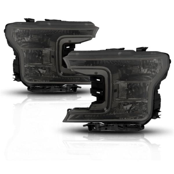 商品名:  Srggscd Headlight Front Left Right Driver Passenger Side ABS Plastic (Housing) / Polycarbonate (Lens) Smoke Lens C...