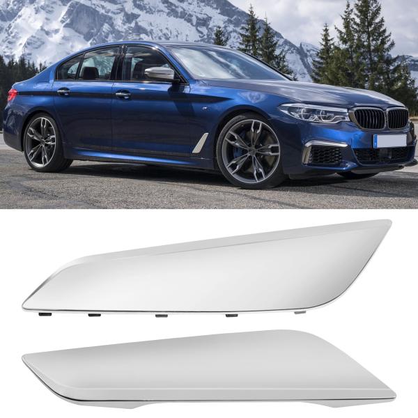 商品名: Jaronx BMW フェンダーベント交換用 5シリーズ G30/G31 2017-2023、クロームサイドフェンダーベントトリム エアフローインテークトリムカバー BMW、G31/G30フェンダーベントカバー 511373495...