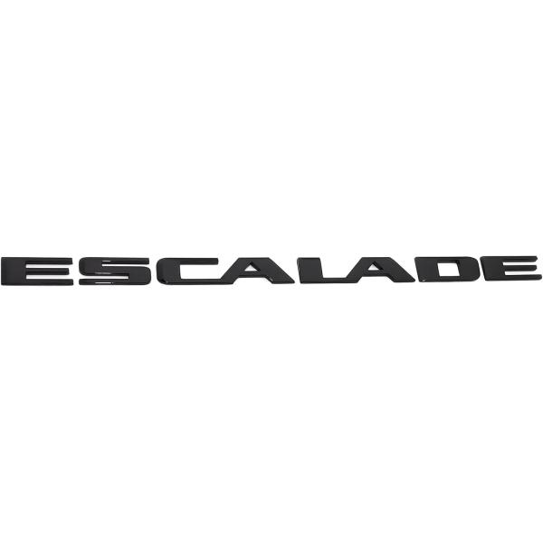 商品名: エスカレード3Dバッジレターネームプレートステッカー交換用15-22エスカレードリアリフトゲートネームプレートエンブレム(光沢ブラック) 1x Escalade 3D Badge Letter Nameplate Sticker ...