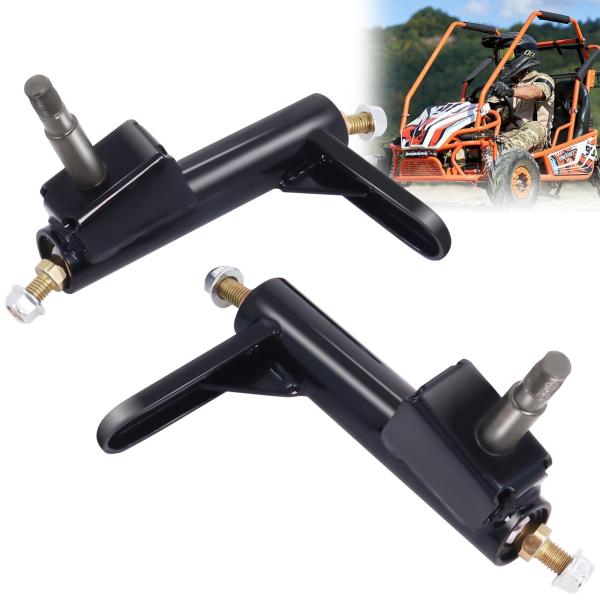 商品名: スピンドルステアリングナックル Left &amp; Right Go Kart Front Steering Knuckle Spindle Compatible with Coleman KT196 Go Kart, CK19...