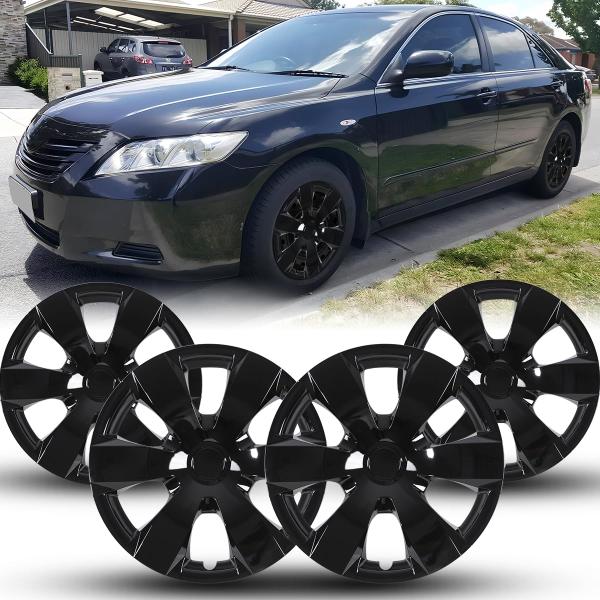 商品名:  Winjet 16'' Black Lacquer Hubcaps for 2007-2011 Toyota Camry &amp; Toyota Hybrid Wheel Rim Covers, Heavy Duty ABS&...