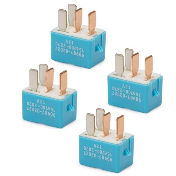 商品名: 90987-02027 156700-2870 リレー 4個 12V 4ピン マルチリレー トヨタ アバロン カローラ カムリ タンドラ タコマ RAV4 4ランナー プリウス Lexus RX350 IS300 GX460 90...