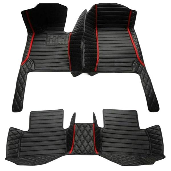 商品名:  Car Floor Mats for Alfa Romeo Tonale 2022-2024,Leather Cargo Liners Double Row Design Floor Liners All Weather Ful...