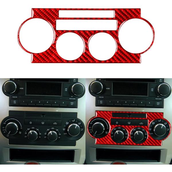 商品名:  Real Quality Soft Carbon Fiber Center Console AC Buttons Control Panel Decal Premium Sticker Accessories Cover Com...