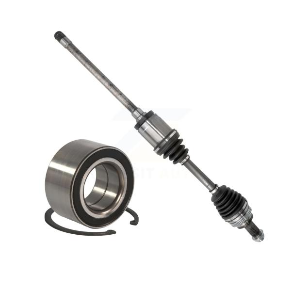 商品名:  Kugel Front Right (Passenger Side) CV Axle Drive Shaft Complete Assembly And Wheel Bearing Kit Replacement For BMW...