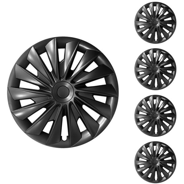 商品名: Tesla Model 3 Highland(2023-2024)用ホイールカバー 4個 テスラホイールカバーモデル3 18インチモデル3用ハブキャップ ブレードホイールリムカバー フルカバーハブキャップモデルY(ニューブレード、...