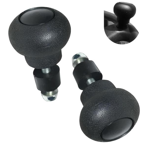 商品名: Sumjig(サムジグ) 車のハンドルハンドル回転ボール 2個 1.98インチ x 3インチ 簡単なネジ回し 補助ボール エンジン修理取り付けアクセサリー ほとんどの車 トラクター フォークリフト トラック用 (ブラック) Sum...