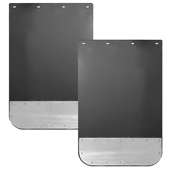 商品名: BST BSSP ペア ユニバーサル マッドフラップ ステンレススチールプレート付き セミトラックトレーラートラック用 24x36 スプラッシュガード 高耐久マッドフラップウェイトボトムクローム Peterbilt Kenwort...