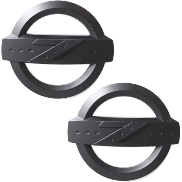商品名:  RHaAdu 2PCS Matte Black Z Logo Car Front Hood Rear Trunk Emblem Sticker Decal for 350Z 370Z (Matte Black 2PCS)ブランド...