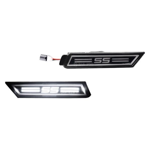 商品名:  Autoneril Style Front Reflector Side Marker Lights ABS Housing for Chevy for Camaro LS/LT/SS 10-15 &amp; 1LT 11-12...