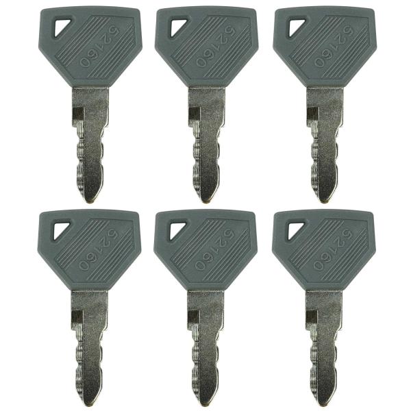 商品名:  6 PCS 52160 Ignition Keys for Yan-mar JD Tractor Ignition Starter Switch 194155-52160 AM879480ブランド: gradora高さ: 0.5...