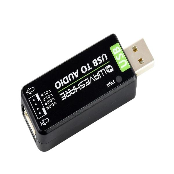 商品名:  Waveshare USB Sound Card, USB Audio Module, Driver-, External Audio Converter, Suitable for RastpbeRpy Pi/Jetson N...