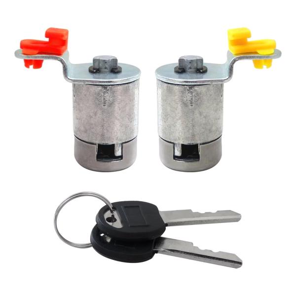 商品名:  YYU Upgraded Version DL1539 / DL19B / D528A / 2DLK4 Door Lock Cylinder Kit w/Keys Replacement for Chevrolet C2500 ...