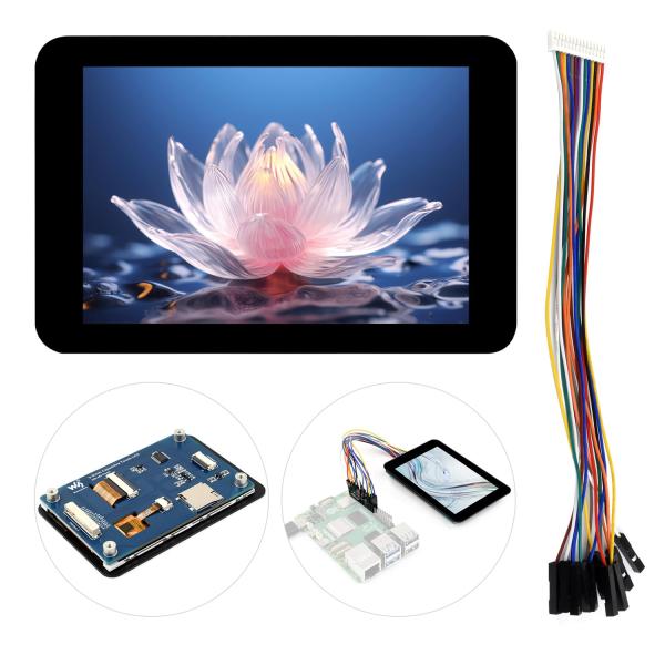 商品名: Waveshare 3.5インチ 静電容量式タッチディスプレイモジュール、Raspberry Pi 5/4B/3B/Zero/Zero W/Zero 2W/Pico/Pico W/Pico WH// ESP32 / Arduino...