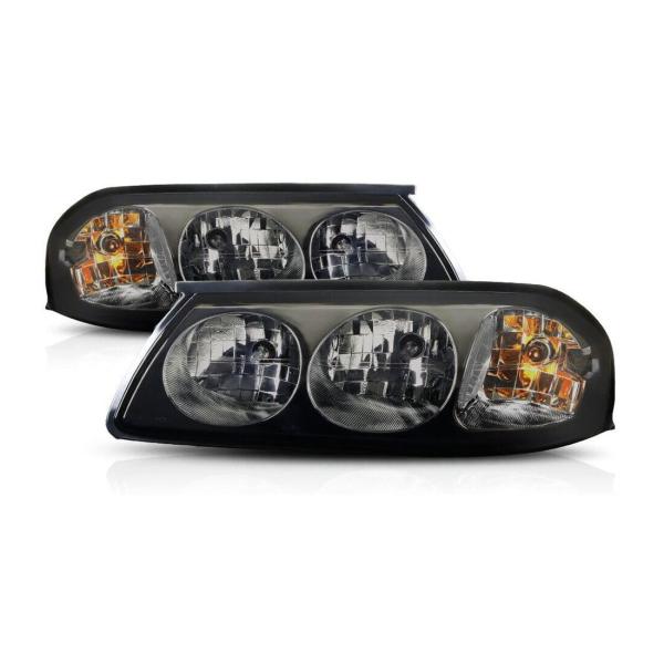 商品名:  lichengshangwu Smoke Tinted Lens Headlight Clear Corner Signal Reflector Driver Side&amp;Passenger Side ABS Plasti...