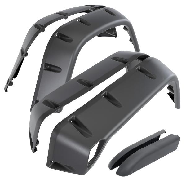 商品名:  KUAFU 7" Wide Pocket Extended Fender Flares Compatible with 1997-2006 Jeep Wrangler TJ 2004-2006 Wrangler Unlimite...